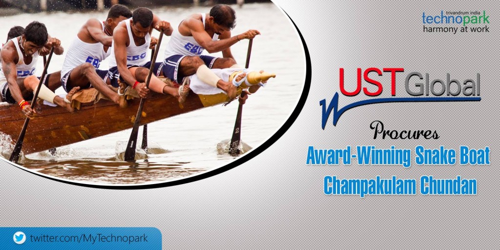 UST Global Procures Award-Winning Snake Boat Champakulam Chundan